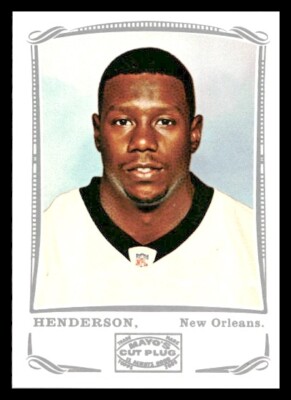 2009 Topps Mayo #73 Devery Henderson SILVER New Orleans Saints | eBay