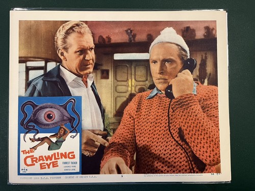 The Crawling Eye Original Movie Lobby Card #5 Forrest Tucker Sci Fi ...