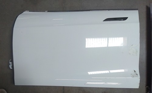 Tesla Model S 2012-2016 OEM Driver Front Door Shell White | eBay