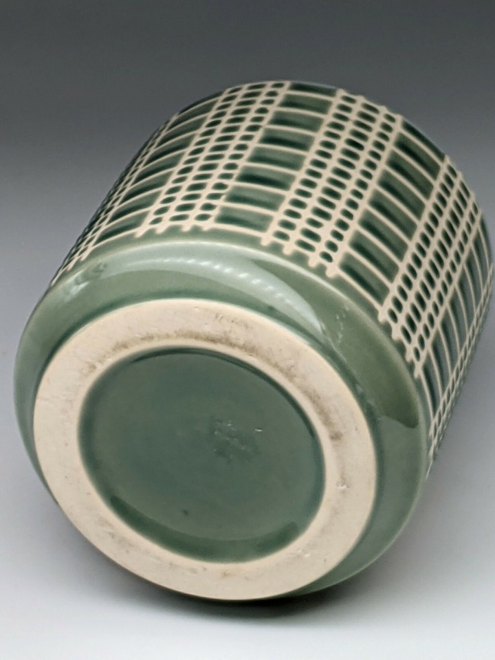 Sage Plant Pot Cachepot Ceramic Planter - Mati Pot Zati Pot - | eBay