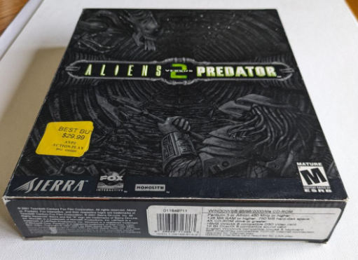 Aliens Versus Predator 2 PC Game, Sierra, Big Box, New, Sealed ...