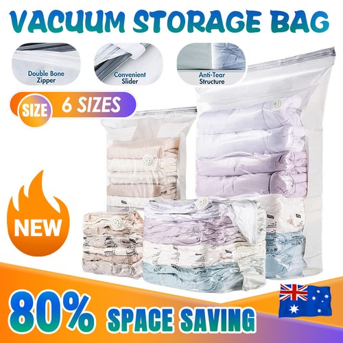 STRONG VACUUM STORAGE SPACE SAVING BAGS VAC BAG SPACE SAVER VACCUM ...