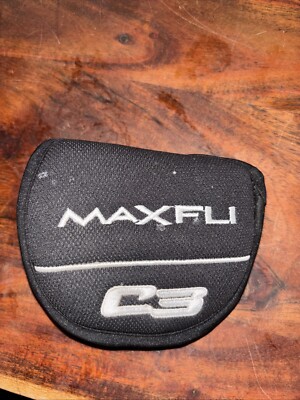 MAXFLI C3 BLACK FLAT PUTTER COVER GOLF HEAD COVER | eBay