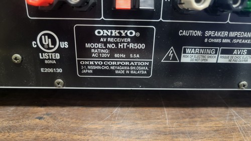 Onkyo HT-R500 AM/FM AV Receiver | eBay