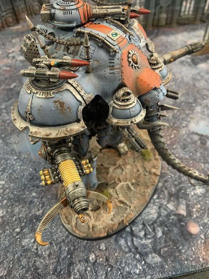 Games Workshop Warhammer 40K Chaos Knights Knight Tyrant Fully Painted ...