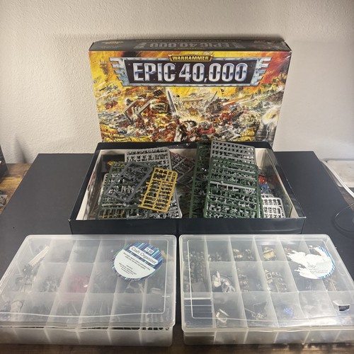 Epic 40K Game, Space Marine, & Orks Armies Rare OOP Games Workshop Huge ...