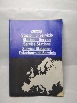 Book Listing Stations Of Service Supplied On Car FIAT 127 CL 1050 Stamp ...