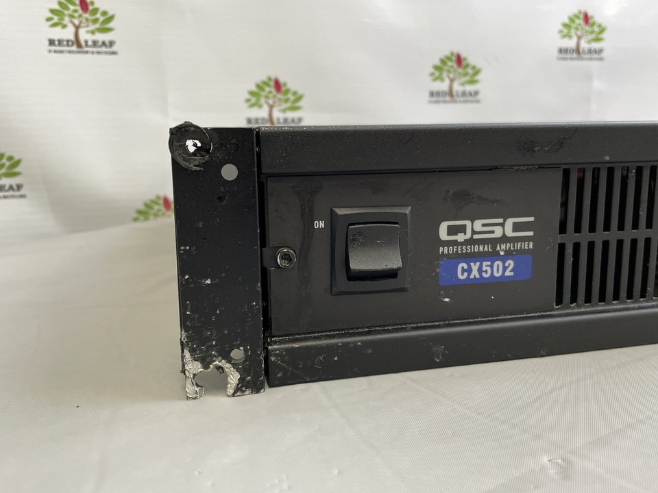 QSC CX502 Two Channel Professional Power Amplifier (SEE PHOTOS) | eBay