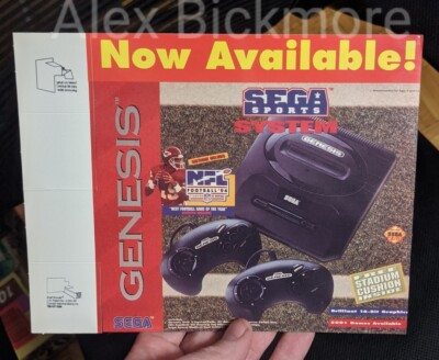 Vintage 1993 Sega Genesis Sports System Store Promotional Display Shelf ...