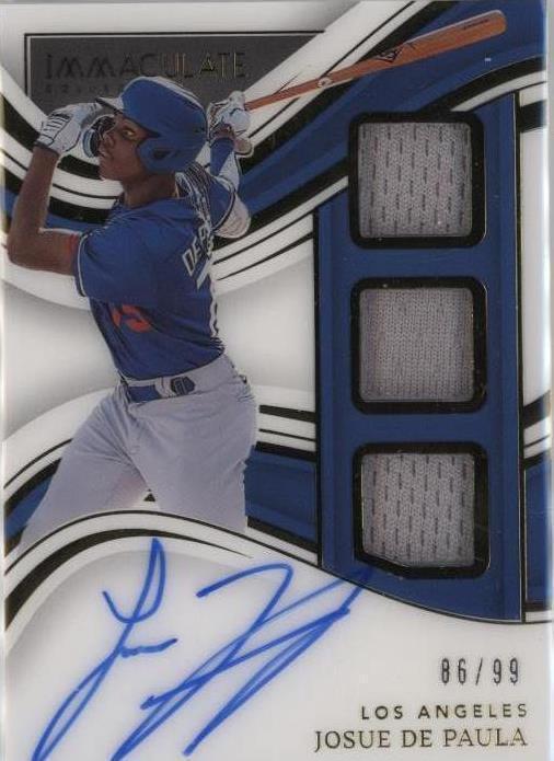 2023 Panini Immaculate Collection - Prospect Triple Memorabilia ...