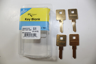 4 Lot RV Designer Key T650 Key Blanks | eBay