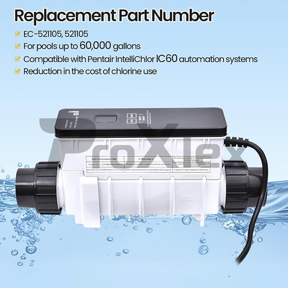 For Pentair IntelliChlor IC60 Salt Chlorine Generator Cell 521105 60000 ...
