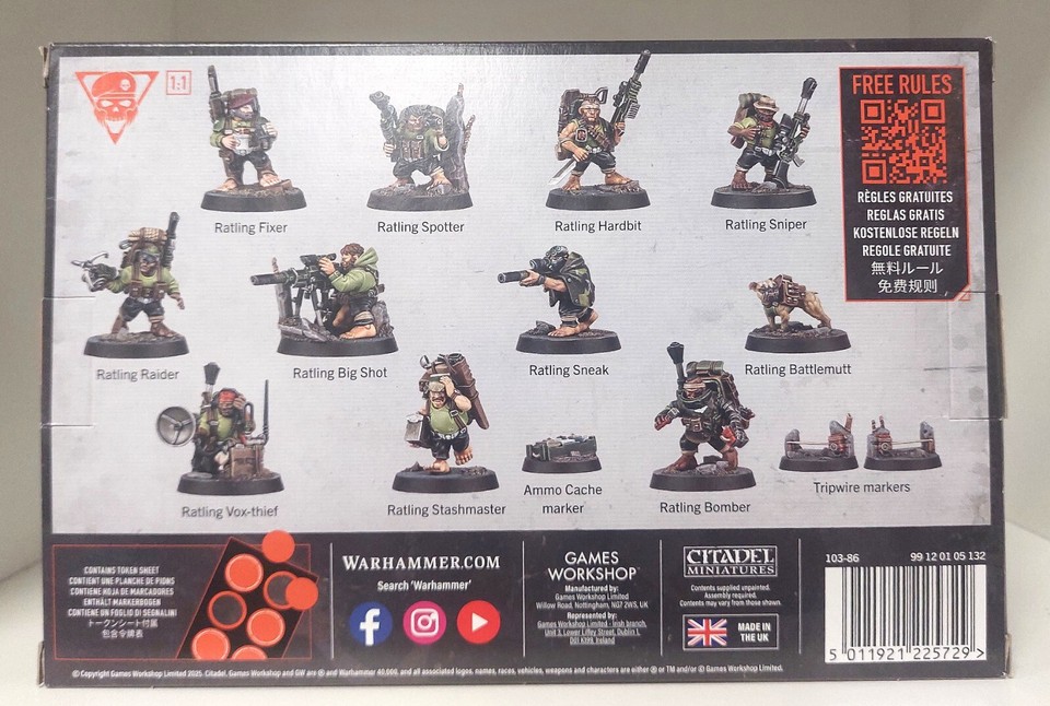Warhammer Kill Team Ratlings Astra Militarum Abhuman Sharpshooters ...