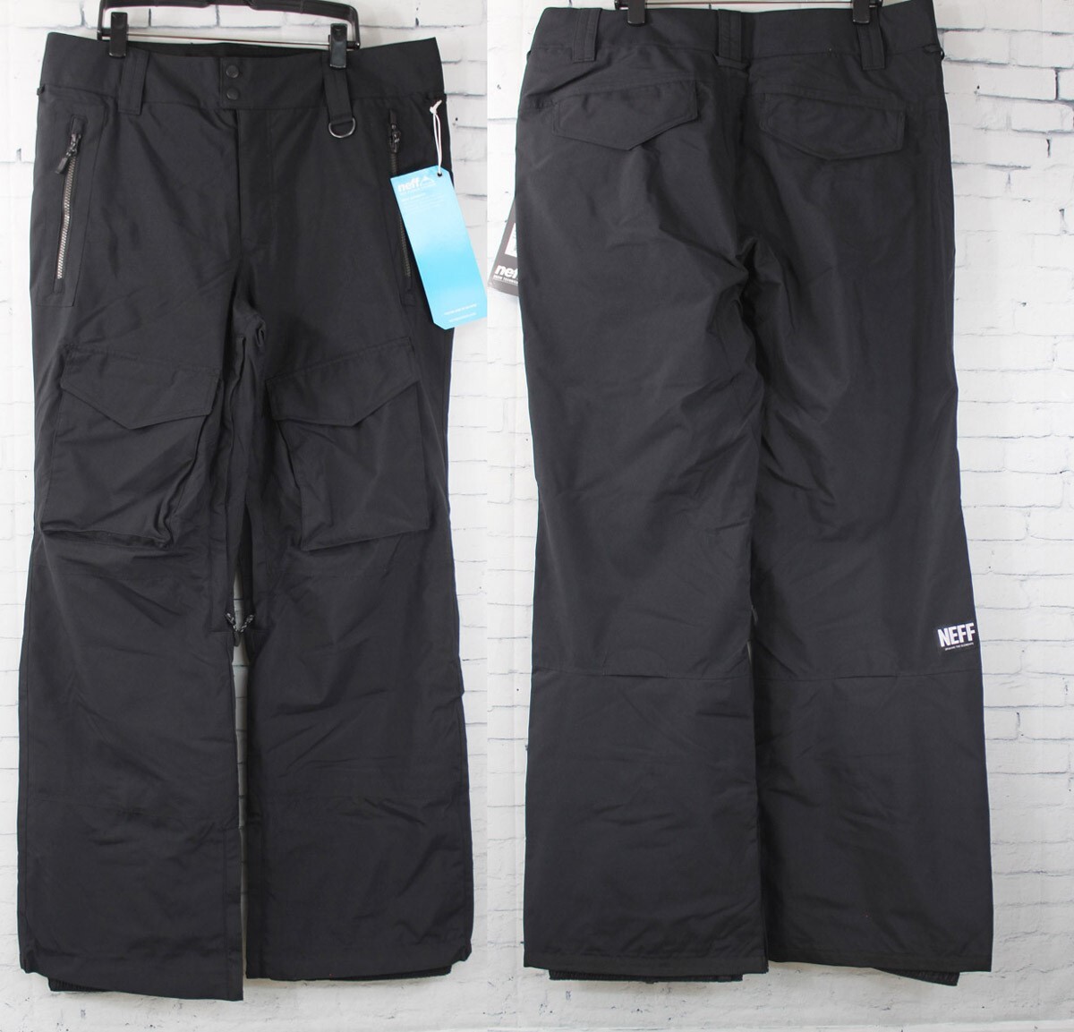 Neff Boys Youth Aaron Snowboard Pants Large Black New | eBay