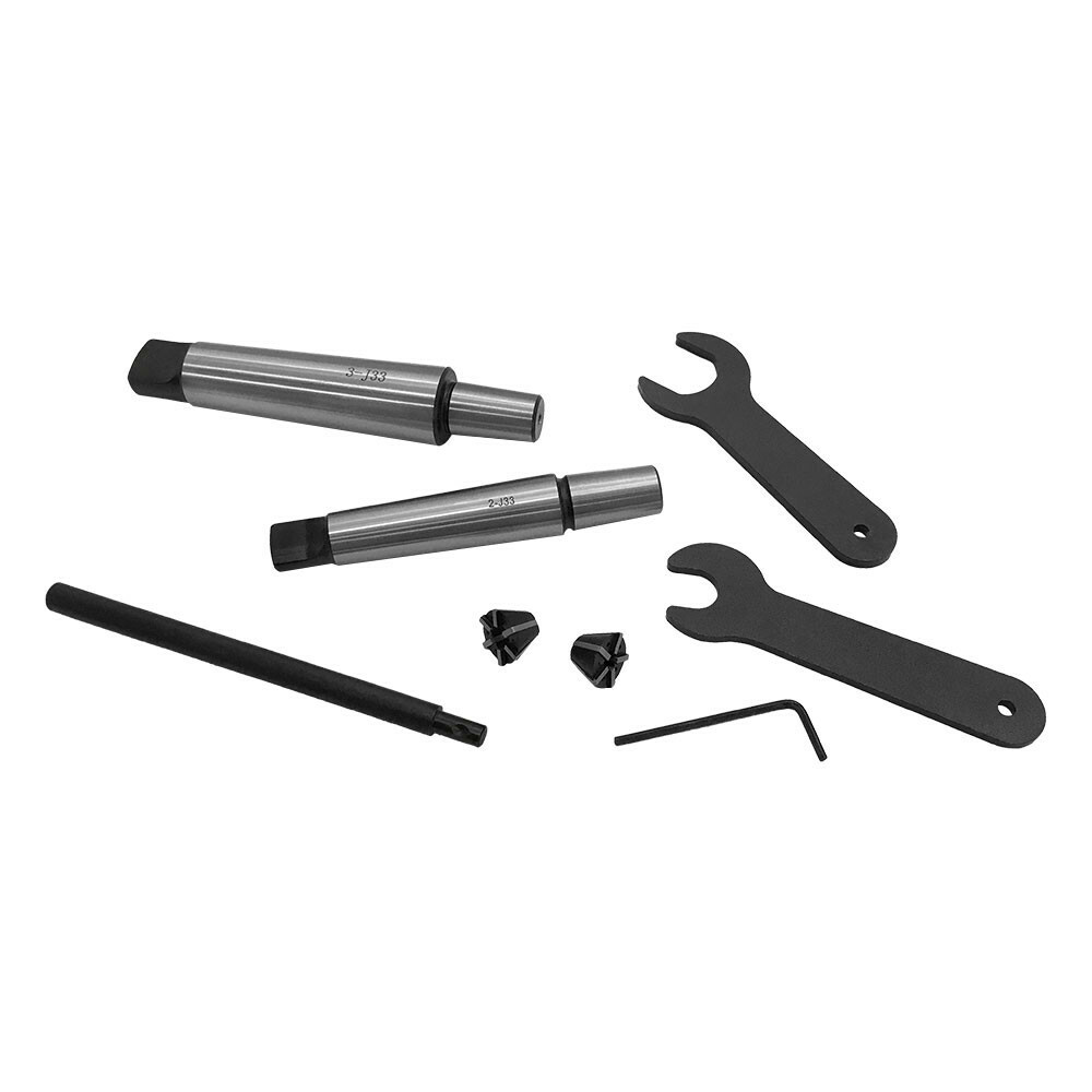 0-1/4" JT33 Self Reversing Tapping Head 2MT 3MT Shanks 2 Collets ...