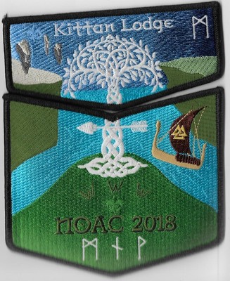 Lodge 364 Kittan 2018 NOAC 2-piece OA flap set (B) | eBay