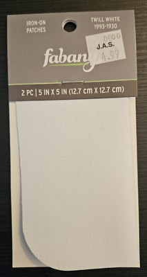 Iron-On Fabric Mend Repair Patches High Quality fabany JoAnn Twill ...