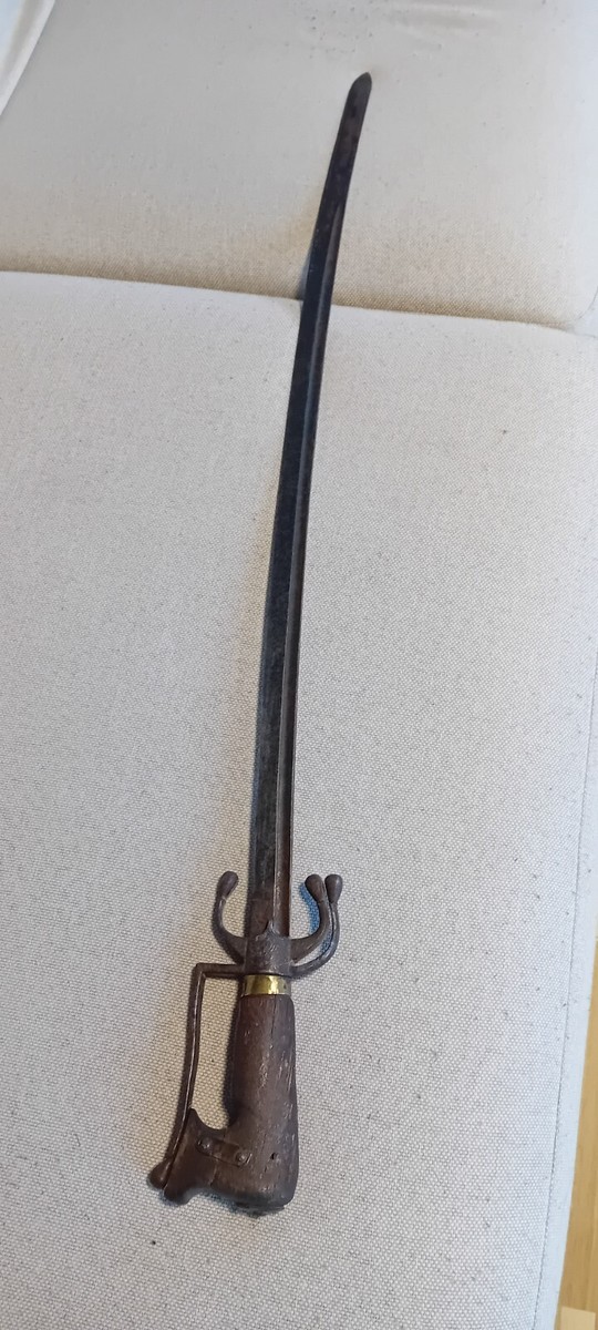 Nimcha Sword An Early 20th Century North African Algerian / Moroccan