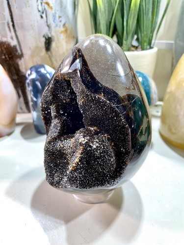 Septarian Crystal Dragon Eye Stone Healing Crystals Egg Shape Decor 4 ...