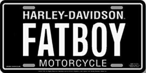 Harley Davidson Metal License Plate Fatboy Motorcycle Sign L032 for ...