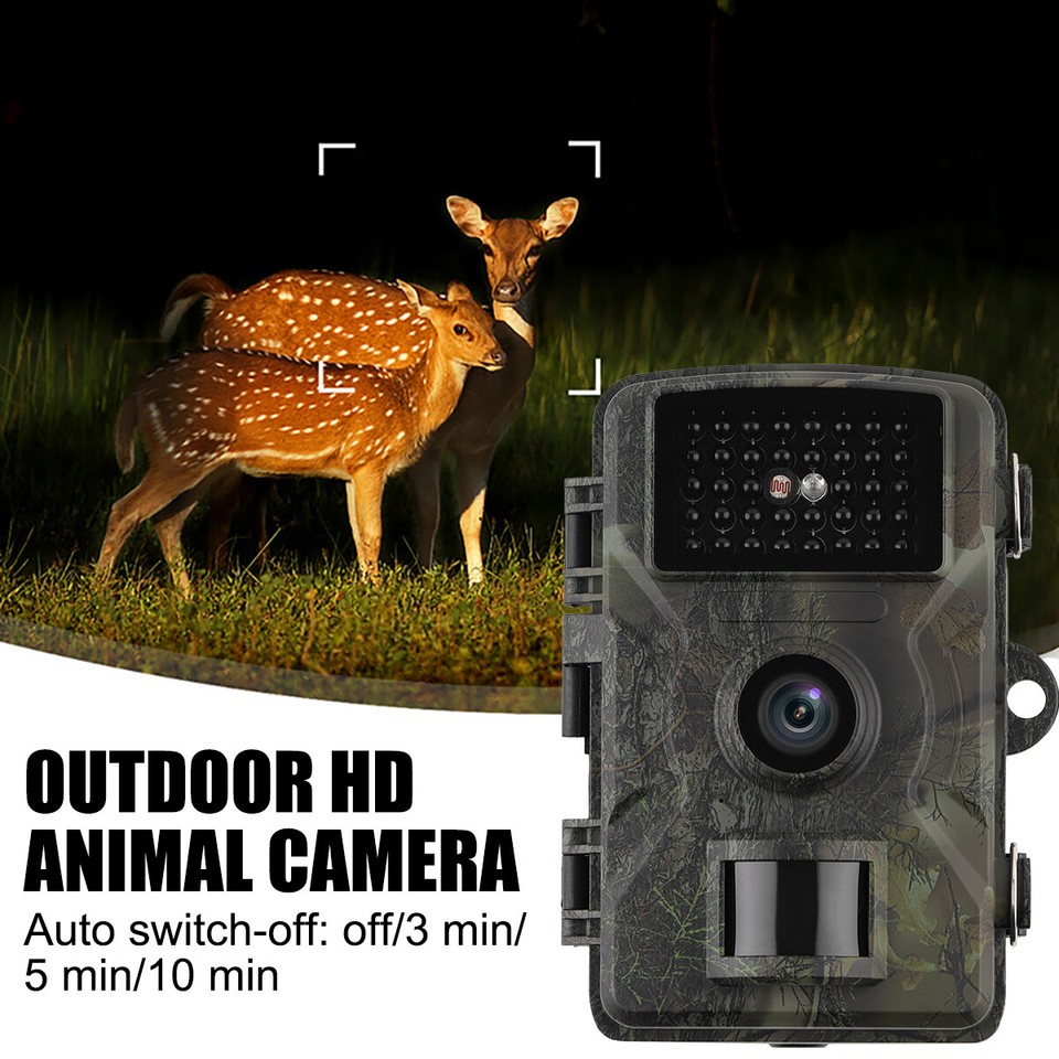 32GB Wildlife Trail Camera 4K 1080P Game Night Vision Outdoor Motion ...