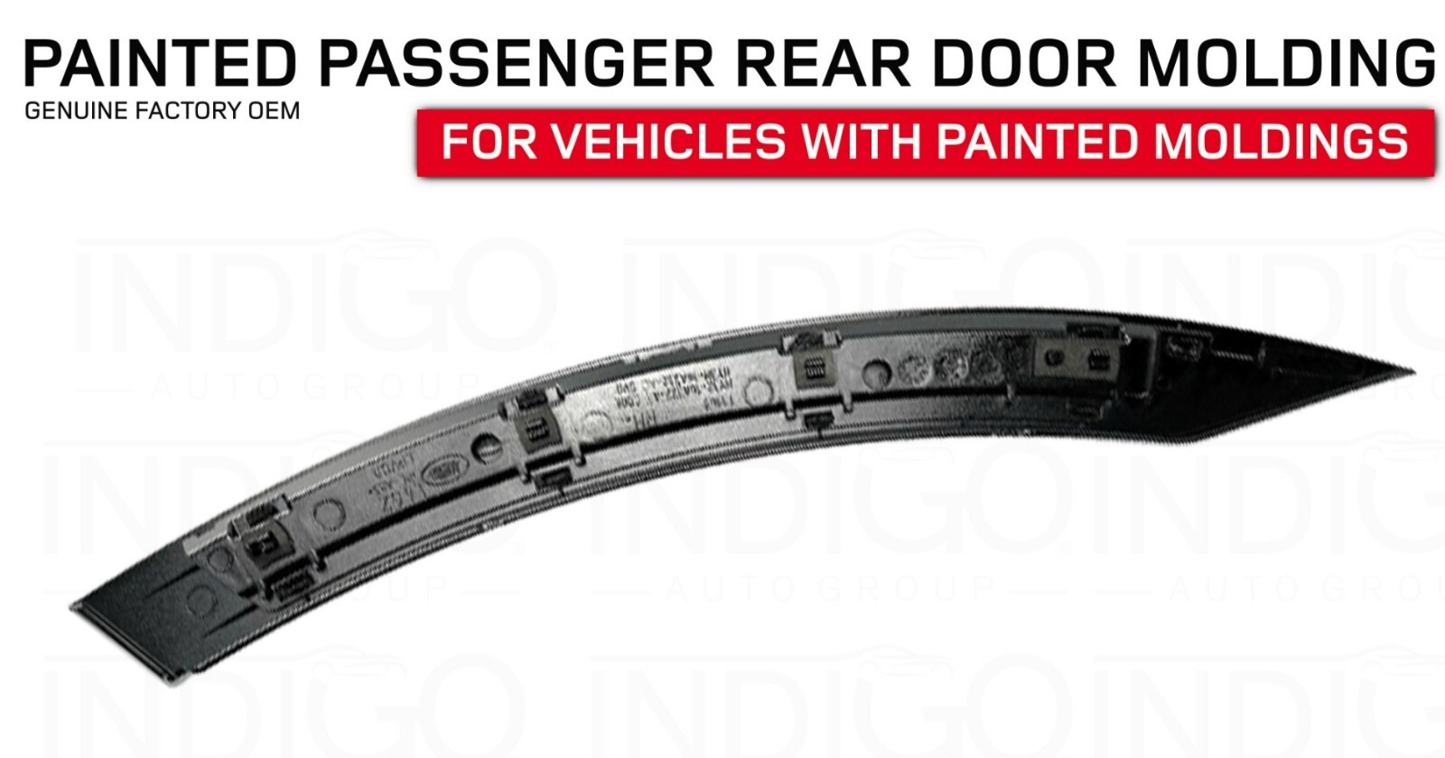 17-21 Land Rover Discovery Right Rear Door Wheel Arch Molding Painted ...