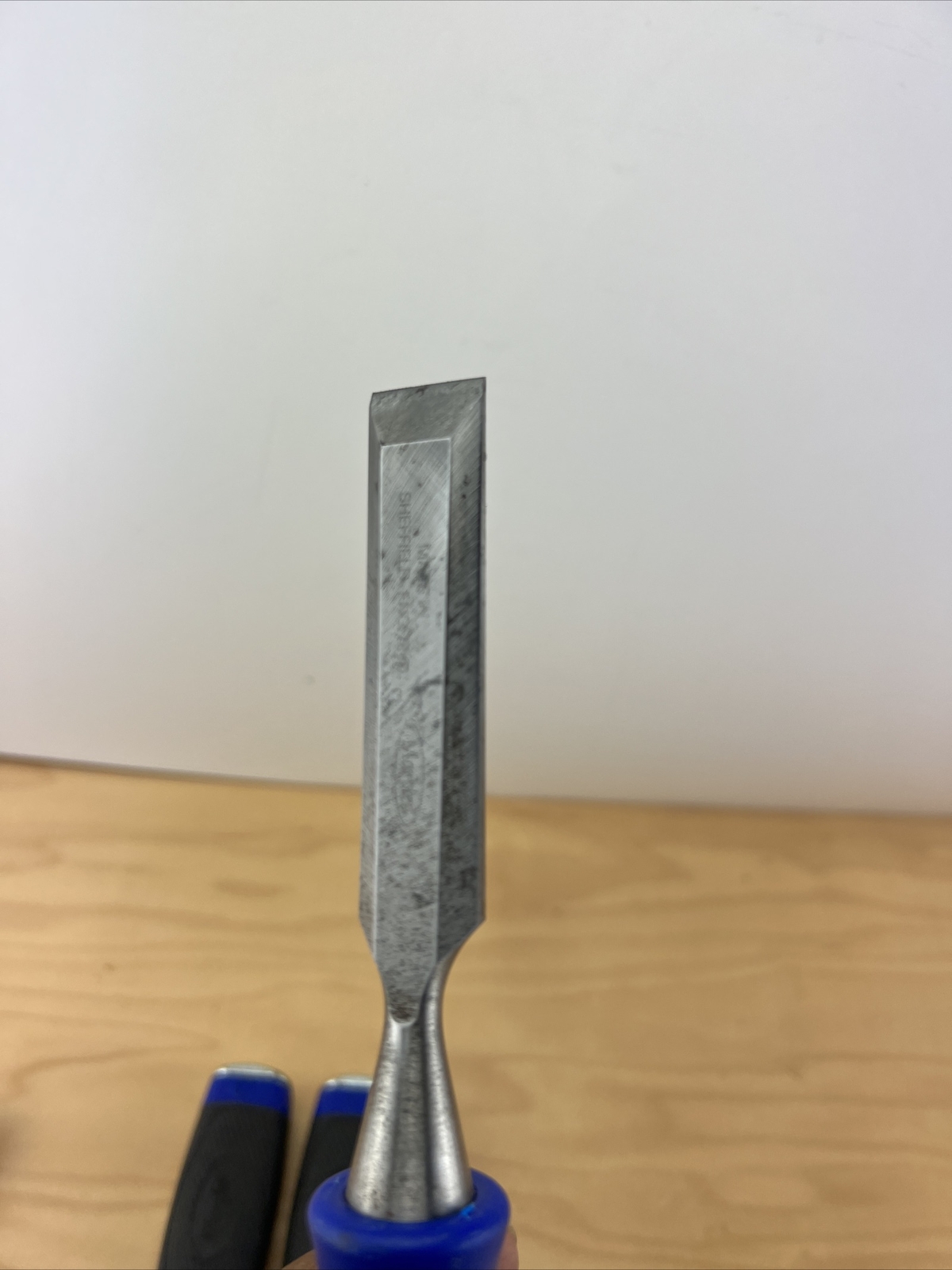 Marples 5 Piece Blue Cushion Handle Bevel Edge Paring Chisel Set Sheff ...