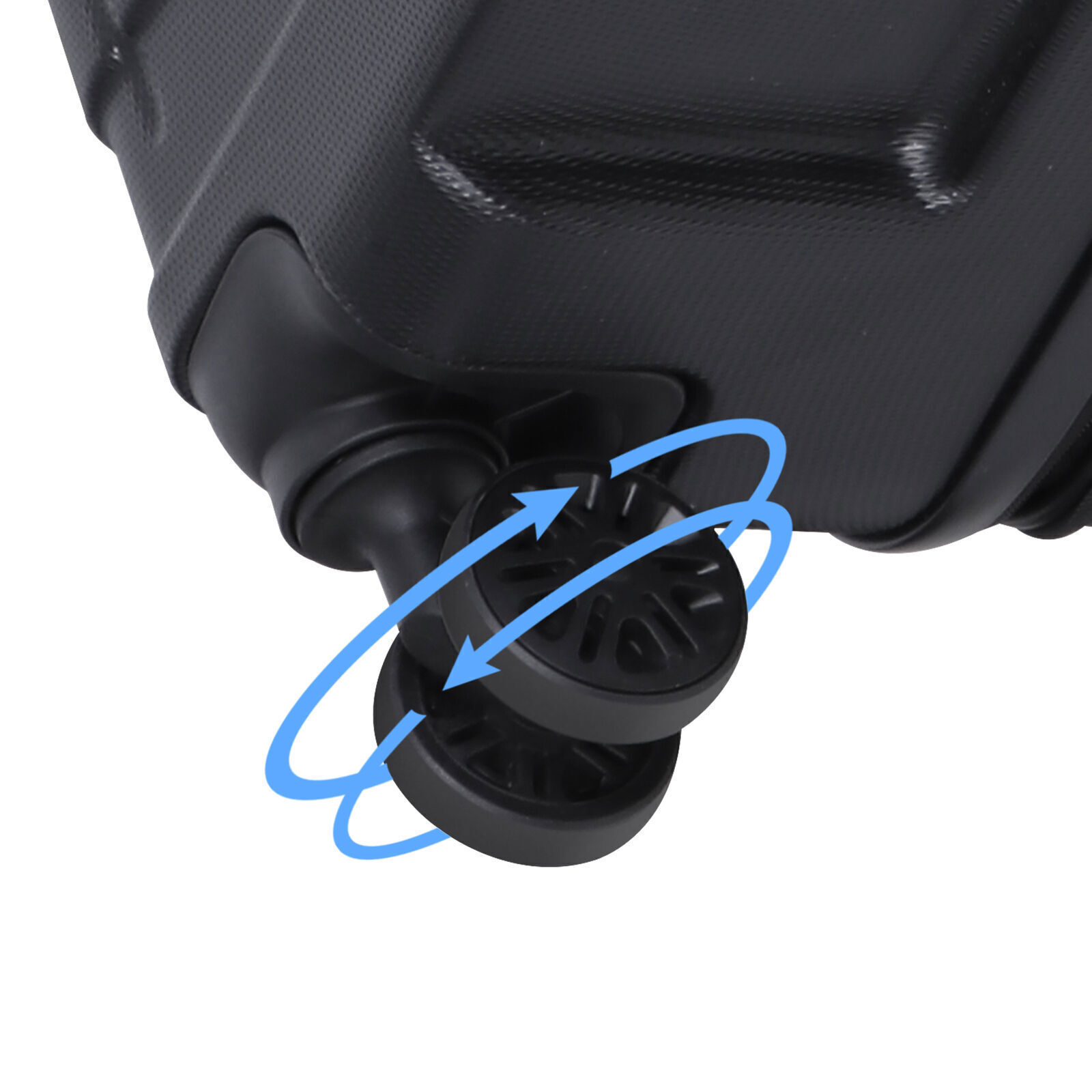 3PCS Suitcases Carry-On Set Hardside Expandable Spinner Travel Stylish ...