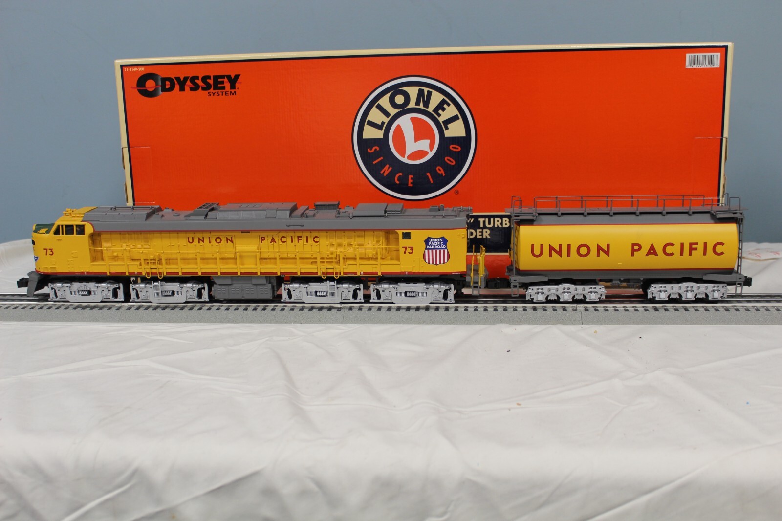 LIONEL 6-18149 UNION PACIFIC VERANDA TURBINE #73 W/TMCC TESTED | eBay