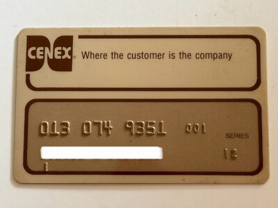 Cenex Credit Card ️Collectible Only ️No Expiration Shown On Card | eBay