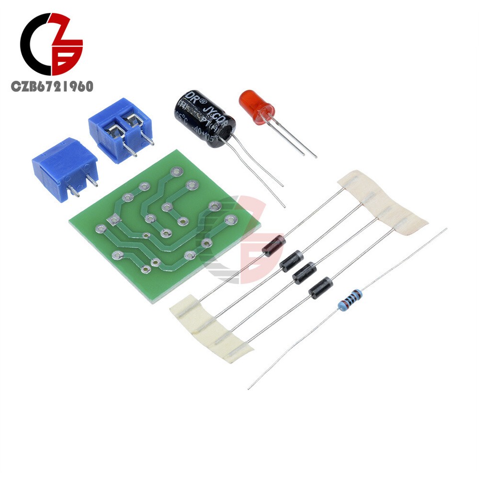 IN4007 Full Wave Bridge Rectifier 3-18V AC-DC Converter Rectifier ...