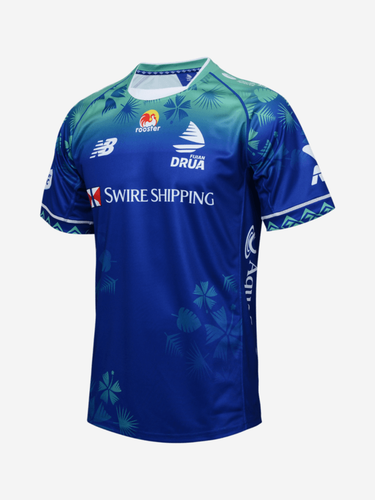 Fiji Drua Rugby 2024 New Balance Rugby Home Jersey Adults Size S-7XL ...