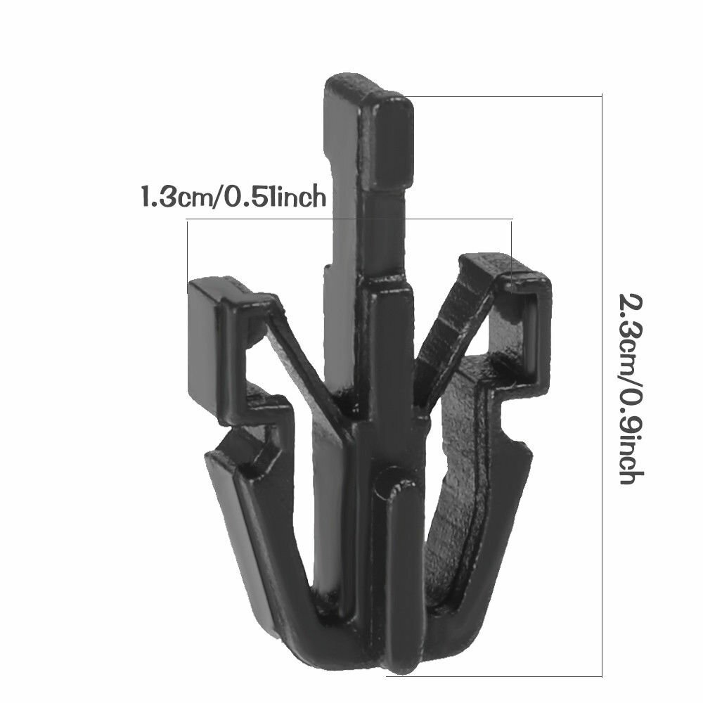 100 Pcs Grille Clip Grill Retainer 13mm*22mm For Isuzu For Mitsubishi ...