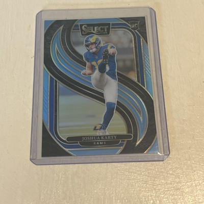 2024 Panini Select Joshua Karty Premier Level Aqua Blue /99 LA Rams | eBay