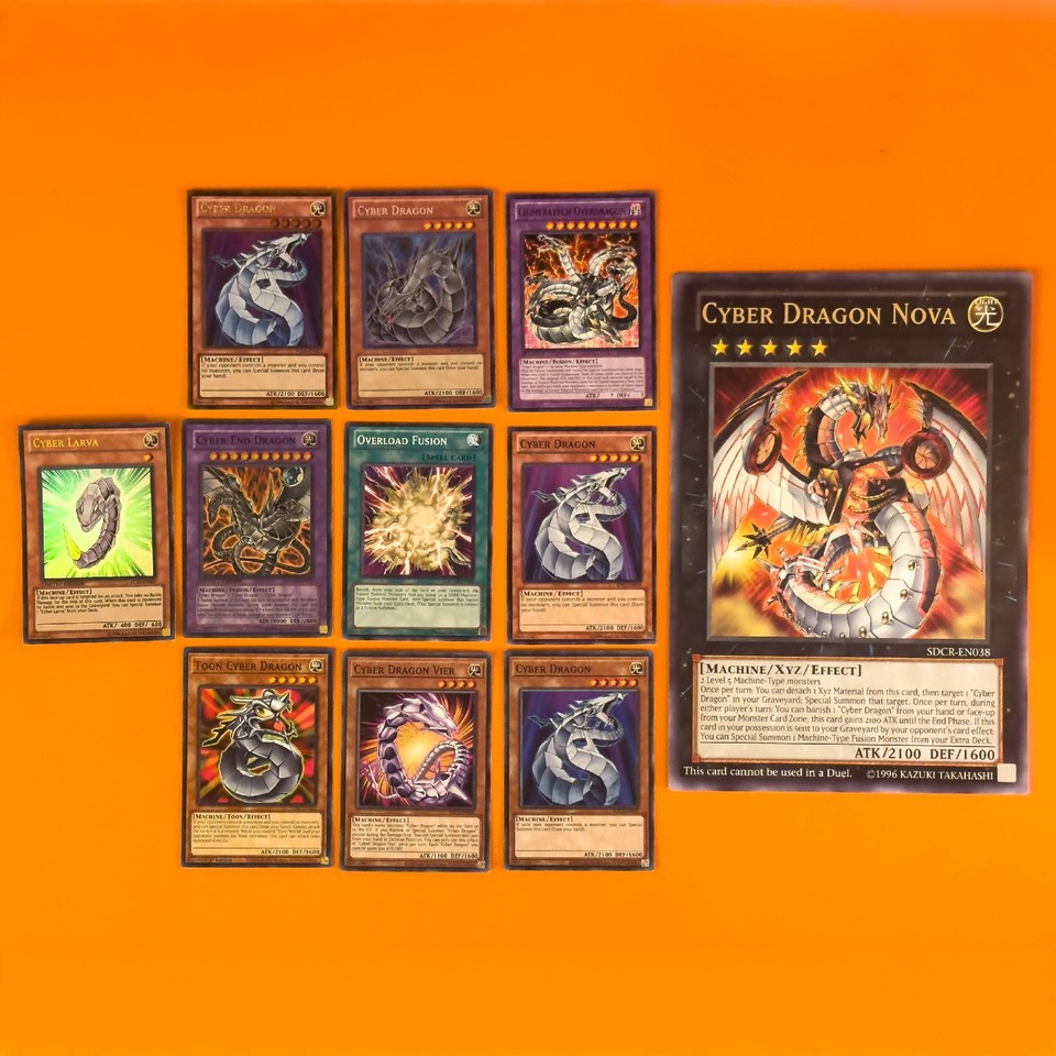 Yu-Gi-Oh! SDCR Cyber Dragon Revolution 1st Ed. Structure Deck COMPLETE ...