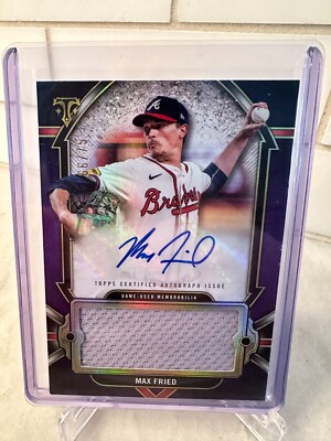 2024 Topps Triple Threads Max Fried Auto Game Used Relic /75 | eBay