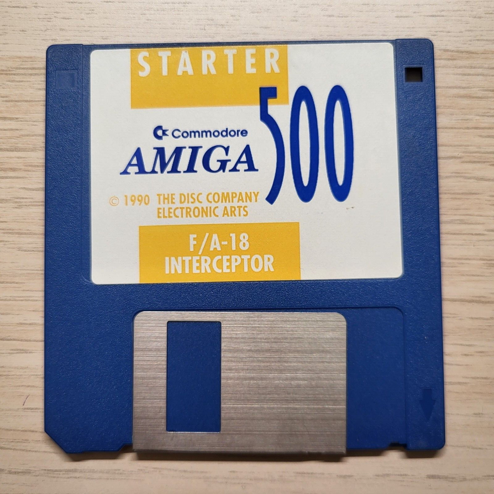 F/A-18 INTERCEPTOR Commodore Amiga 500 Floppy Disk ️- International ...