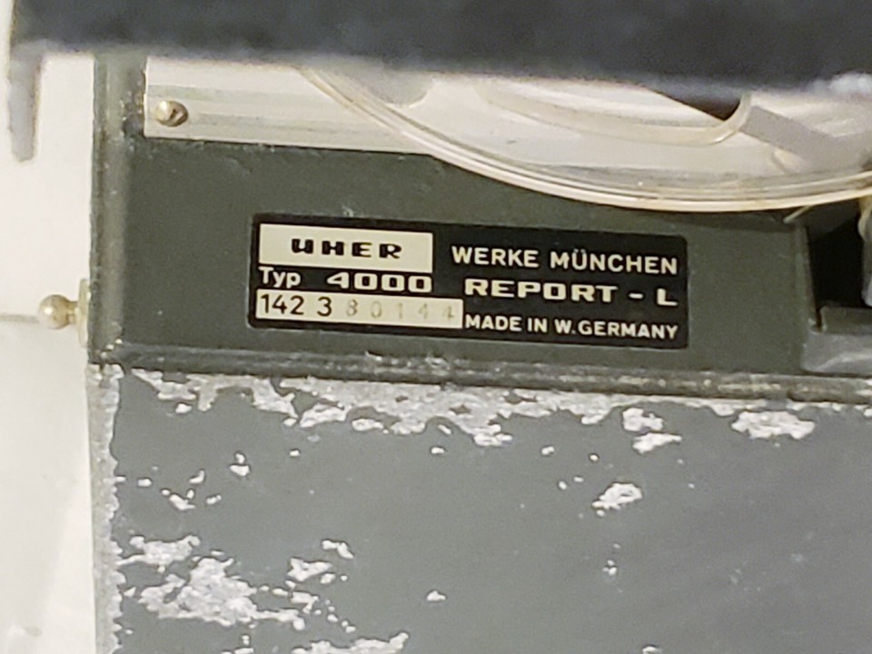 UHER 4000 Report-L Martel Compact Reel to Reel Tape Deck | Vintage ...