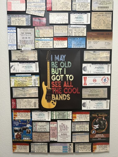 Poster Size Ticket Stub Wall Display | eBay