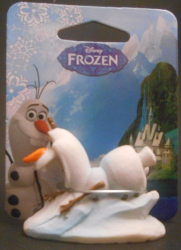 Disney Frozen OLAF Sliding Down Snow Hill Fish Aquarium Decoration NEW ...