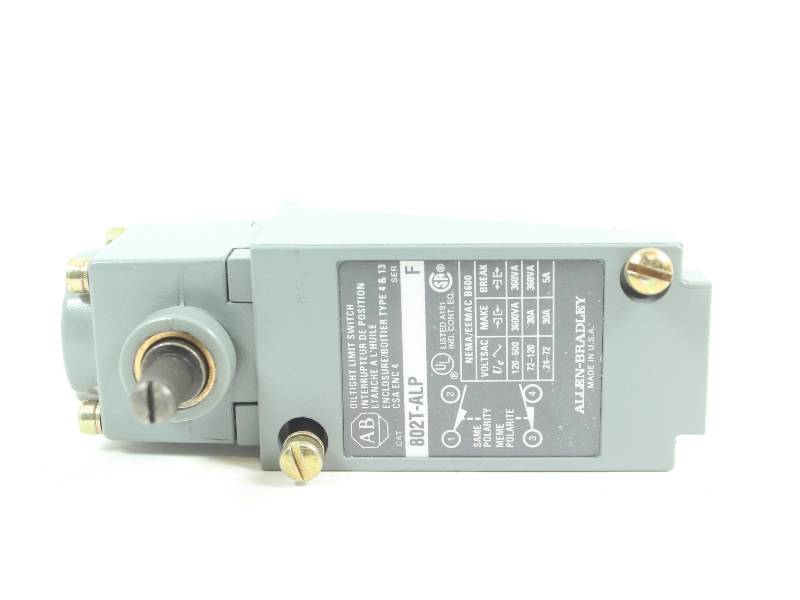 ALLEN-BRADLEY 802T-ALP SER. F NSNB - LIMIT SWITCH | eBay