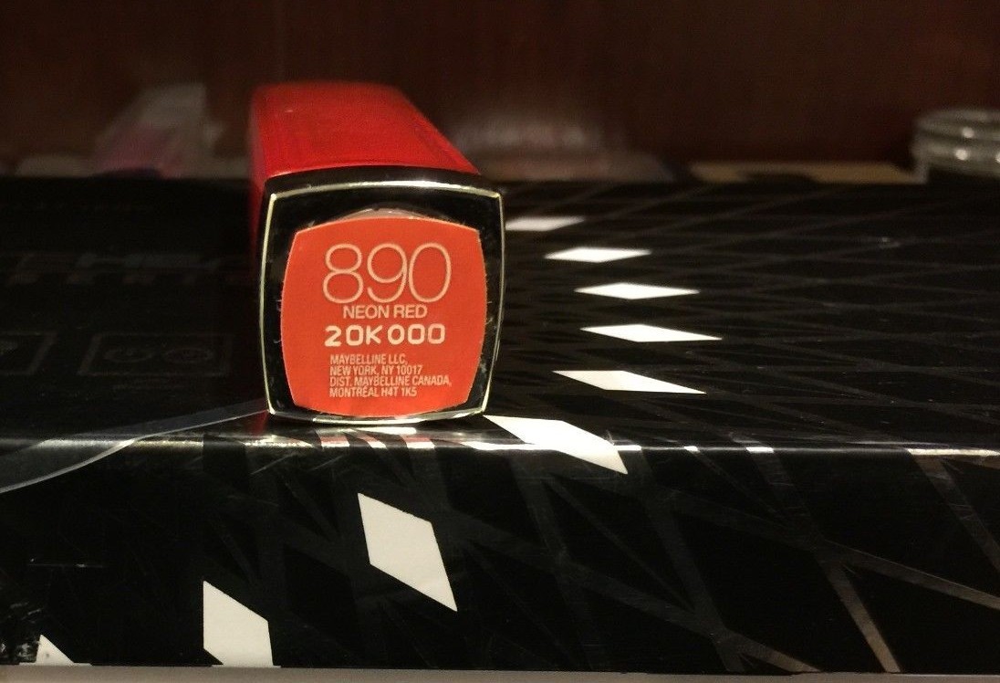 Maybelline Neon Red Lipstick