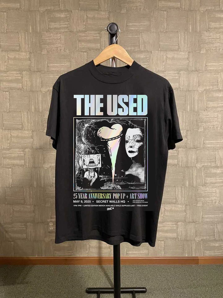 The Used Band 25 years Anniversary Pop Up T Shirt FULL SIZE S-5XL | eBay