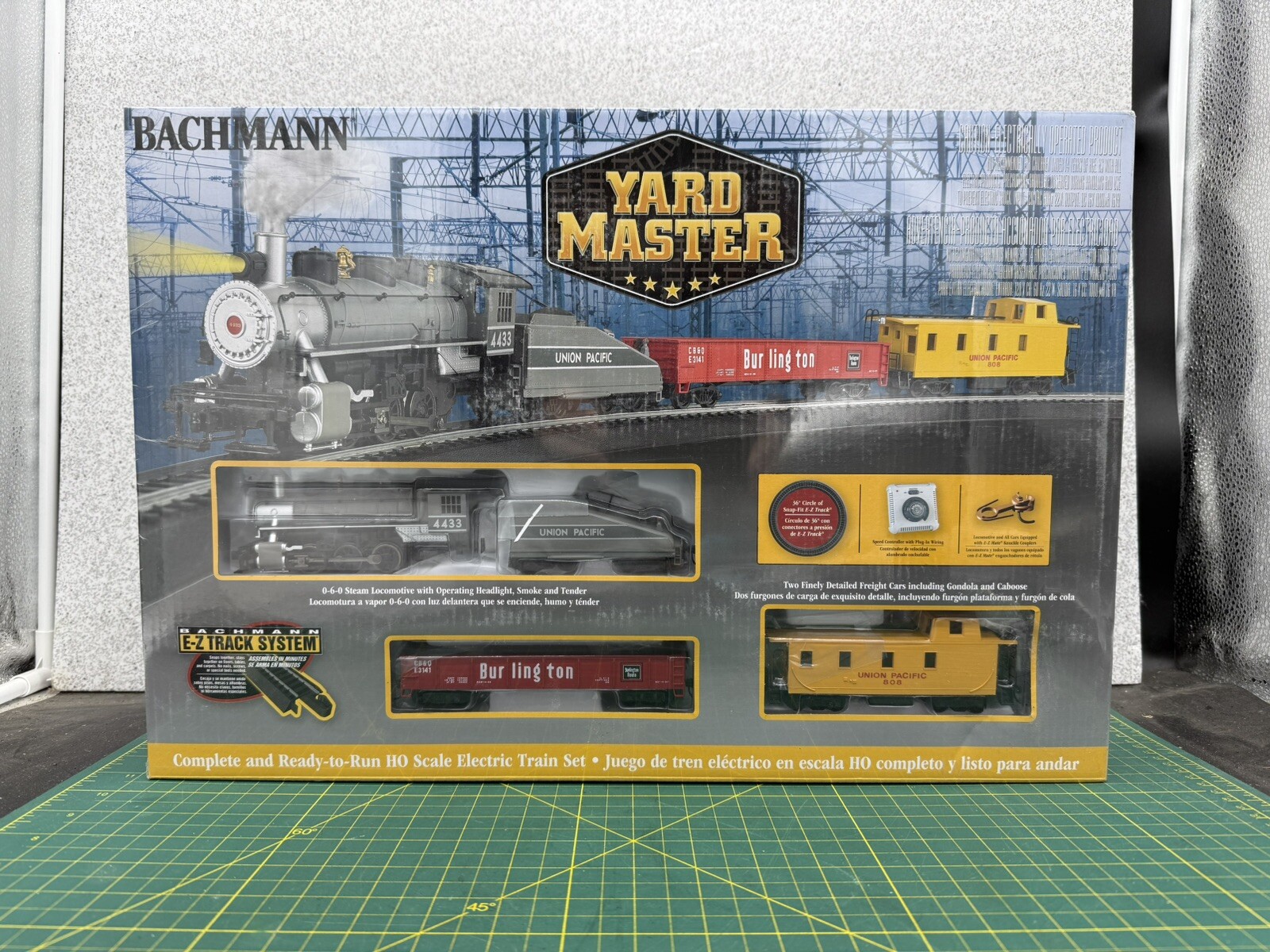 HO Scale Bachmann 00761 Union Pacific UP Yard Master Train Set w/Steel ...