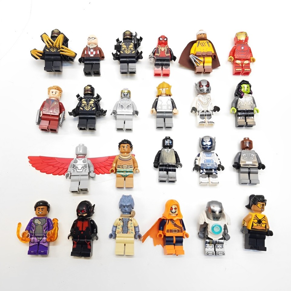 Bulk Lot Lego Marvel Minifigures Spiderman Lego Super Heros Minifigs 6X ...