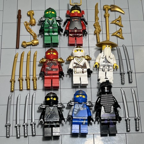 Lego - Minifigures Ninjago Zx Full Set Of Ninjas Lot Of 8 Loydd Jay ...