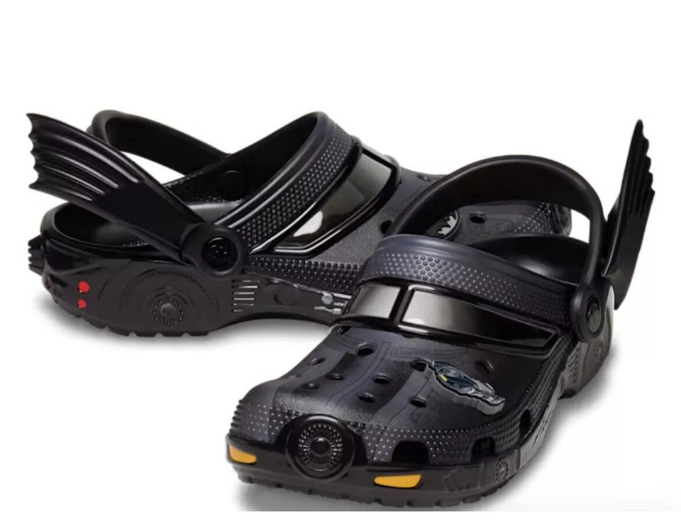 Crocs x Batman Batmobile Classic Clogs Bat Mobile Men's 6 Women's 8 In ...
