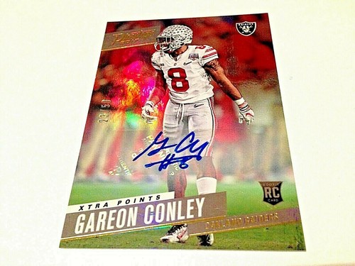 Gareon Conley 2017 Panini Prestige Gold Refractor Rookie Autograph #/50 ...
