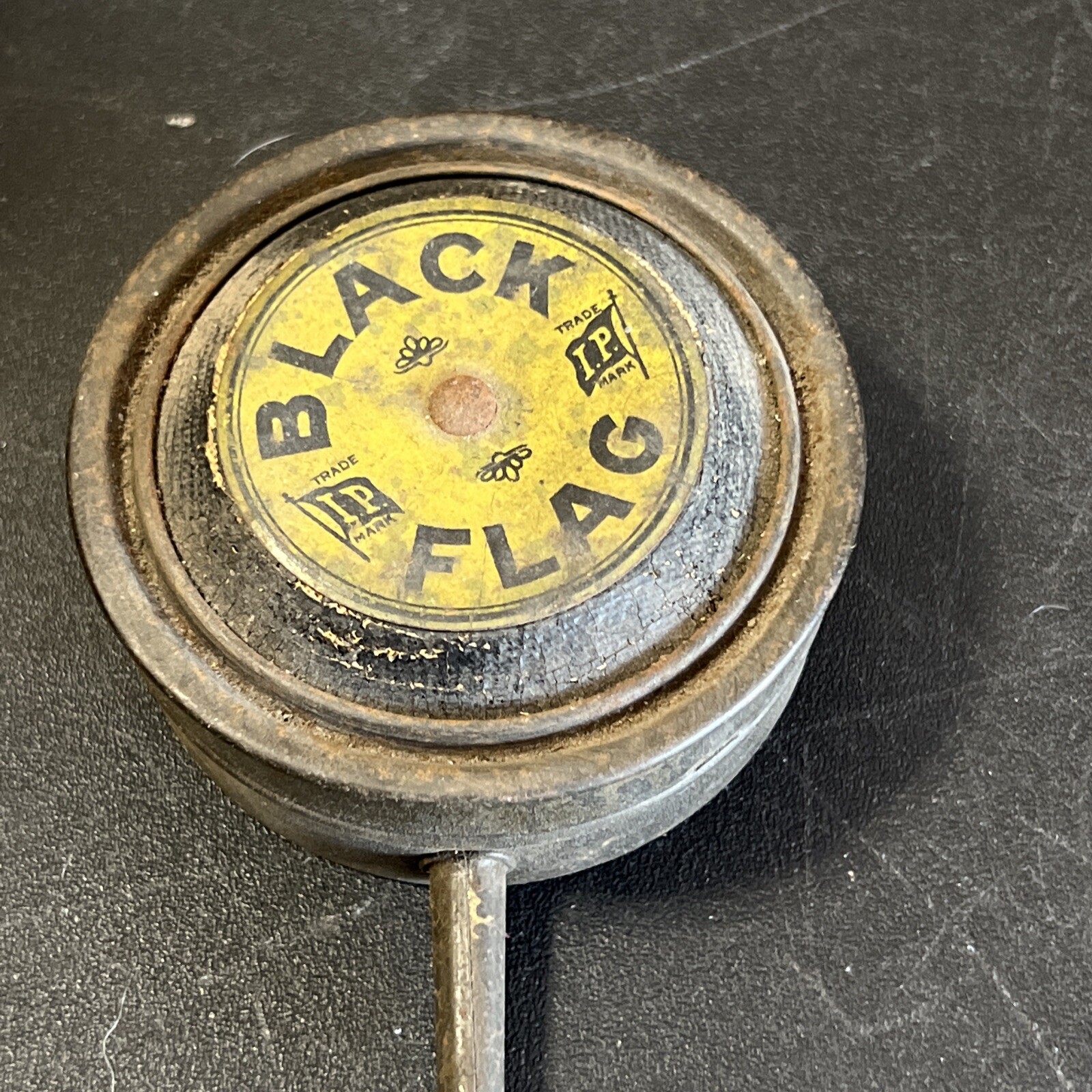 Antique Vintage BLACK FLAG Sprayer Duster Tin Canister Miniature | eBay