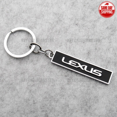 Lexus Letter 3D Logo Alloy Car Home Nameplate Key Keychain Ring ...
